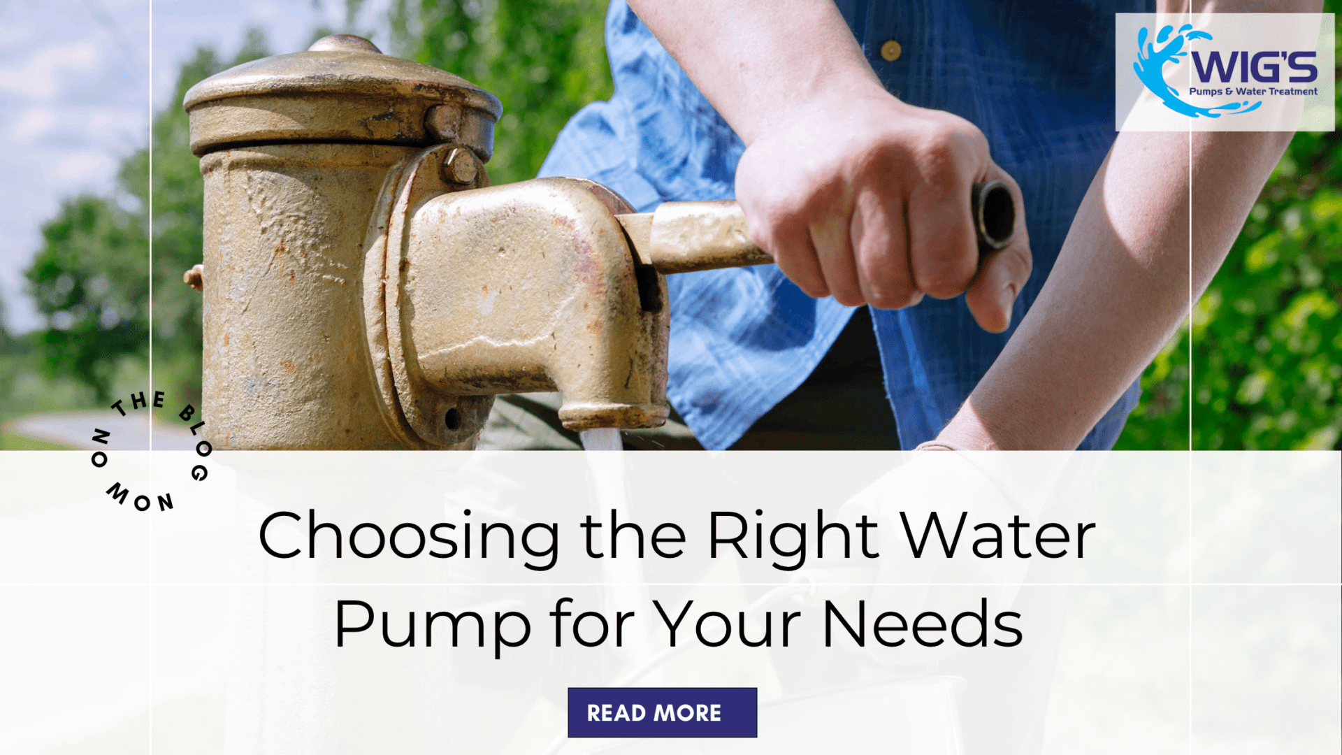 Choosing the Right Water Pump for Your Needs